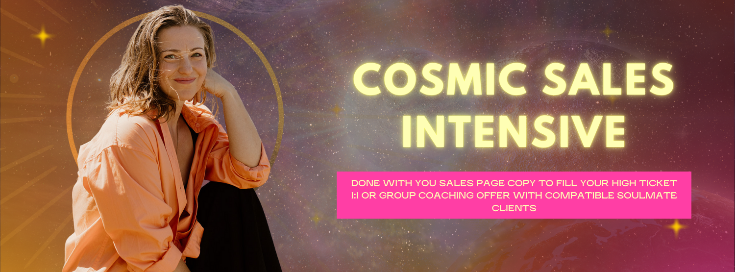 Cosmic Sales Intensive - With Sarah Mac